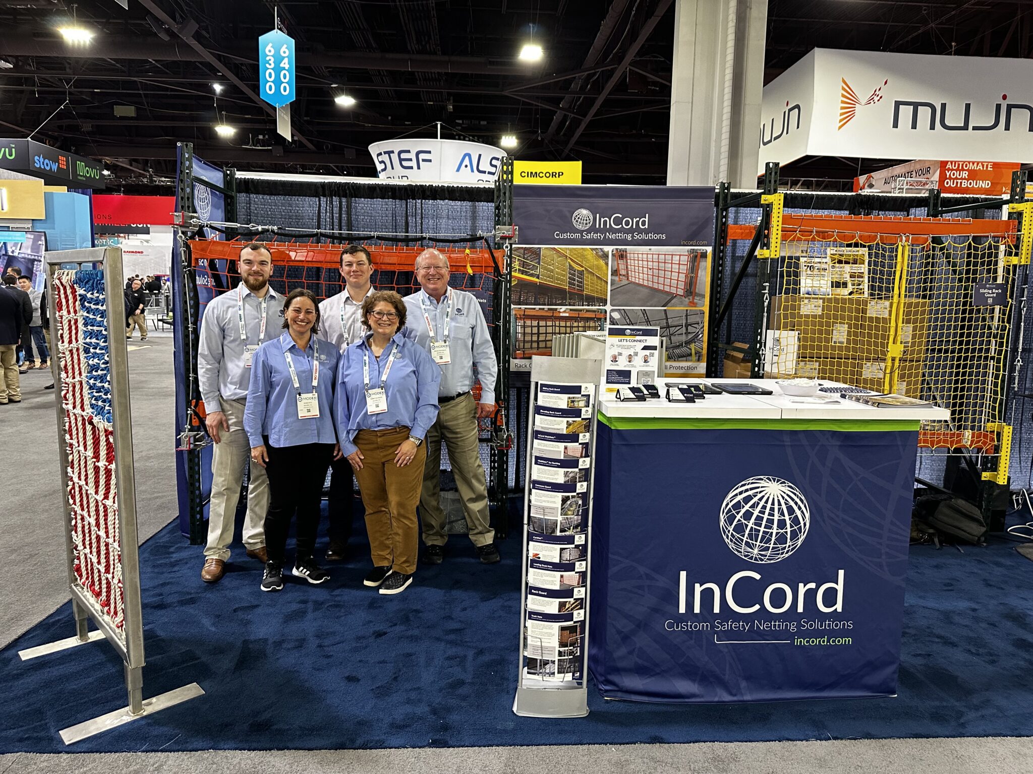 Sliding Rack Guard Netting System At MODEX 2024