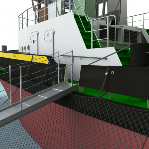 Gangway Safety Nets - InCord Custom Safety Netting